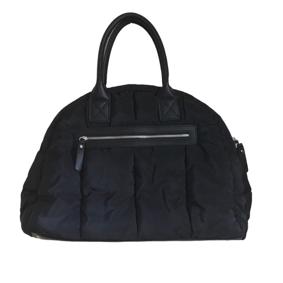 Sol And Selene | Bags | Sol And Selene Flying High Black Puffer Gym Bag ...